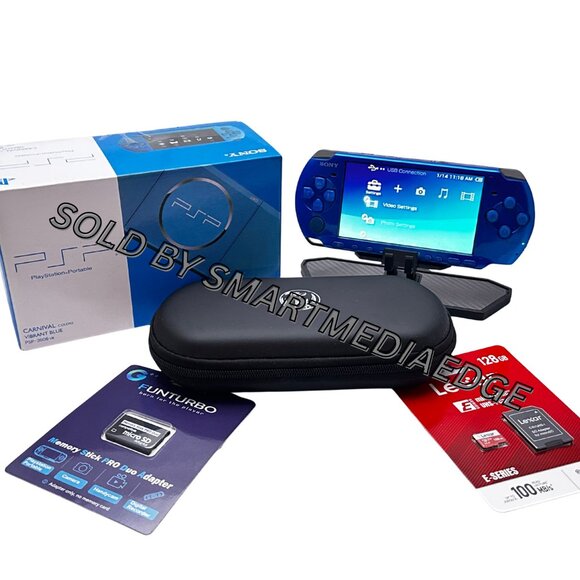 Sony | Video Games & Consoles | Sony Psp 300 Gaming Bundle Vibrant Blue ...